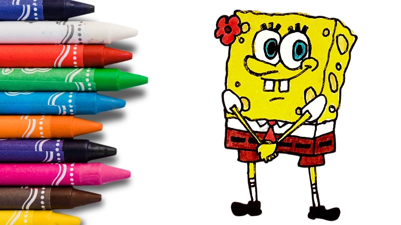 How to painting SpongeBob - Step by Step Guide | Easy Way | SpongeBob ...