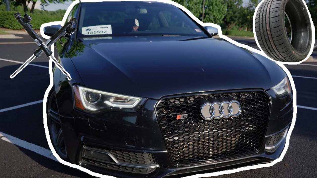 NEW Tires and Rear Shocks For My Audi S5! - YouTube