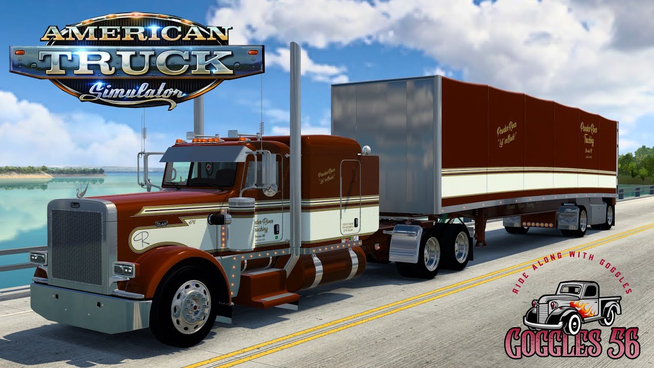 ATS | Rollin 389 and MAC get Powder River Skins! - YouTube