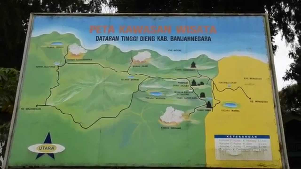 Dieng Plateau Map - YouTube