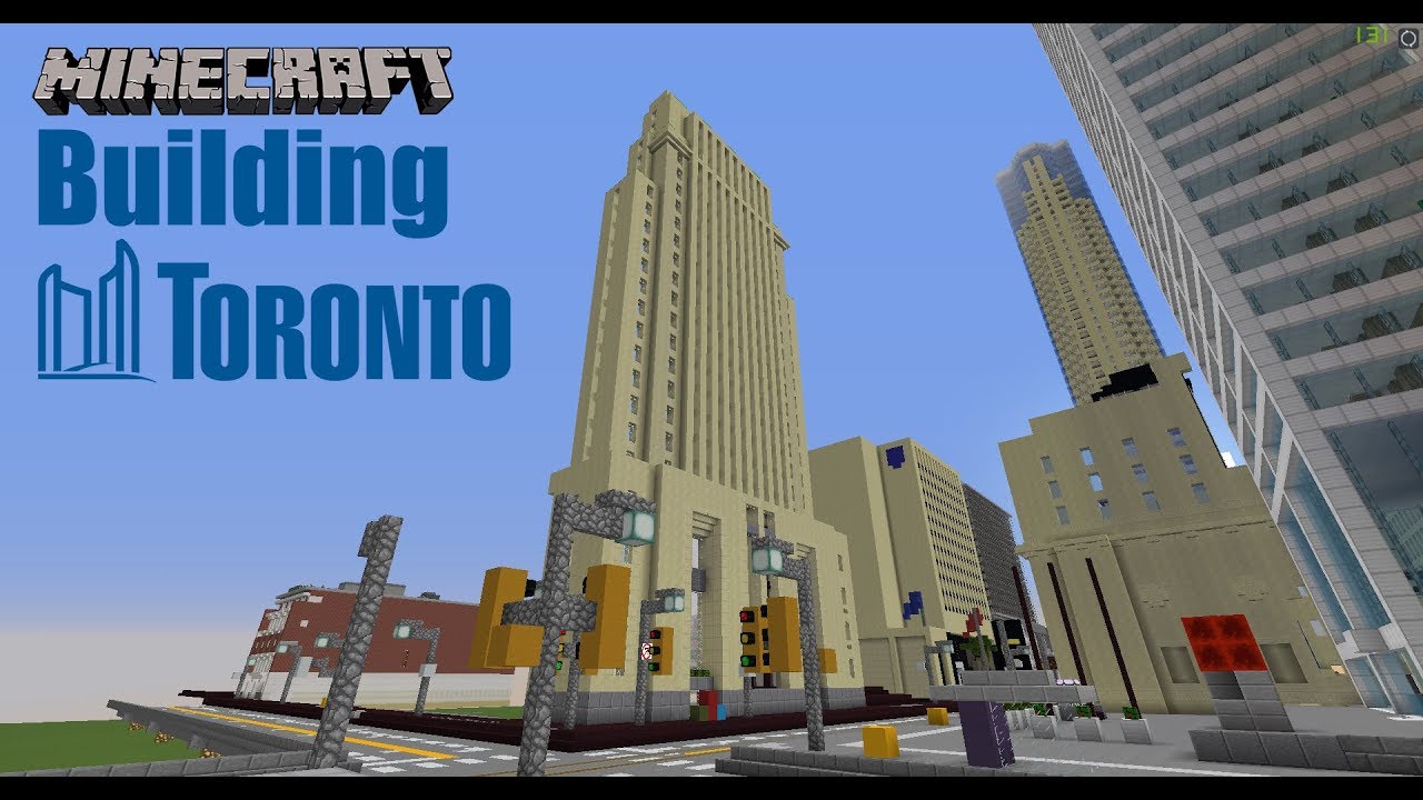Build Along - Minecraft Building Toronto #34 - YouTube