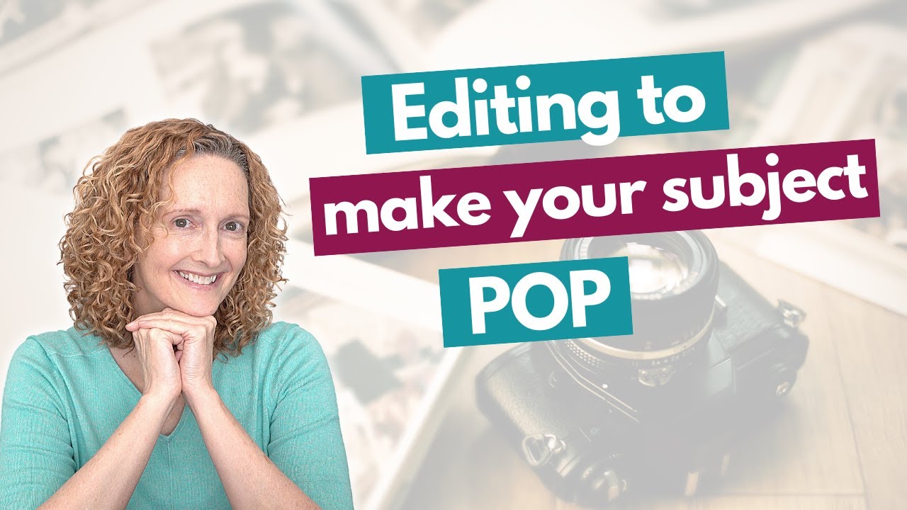 Editing tips to make your subject pop in your photos - YouTube