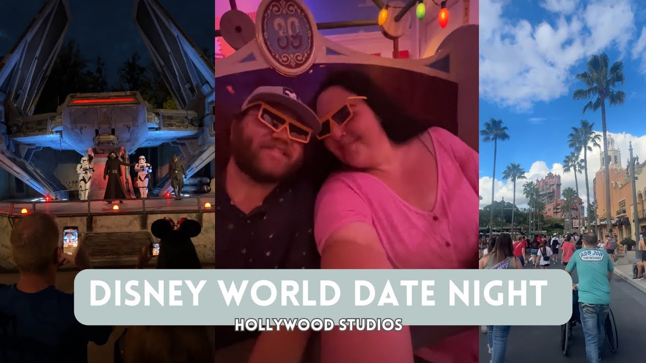 WALT DISNEY WORLD DATE NIGHT IN HOLLYWOOD STUDIOS!!! Disney Rides ...