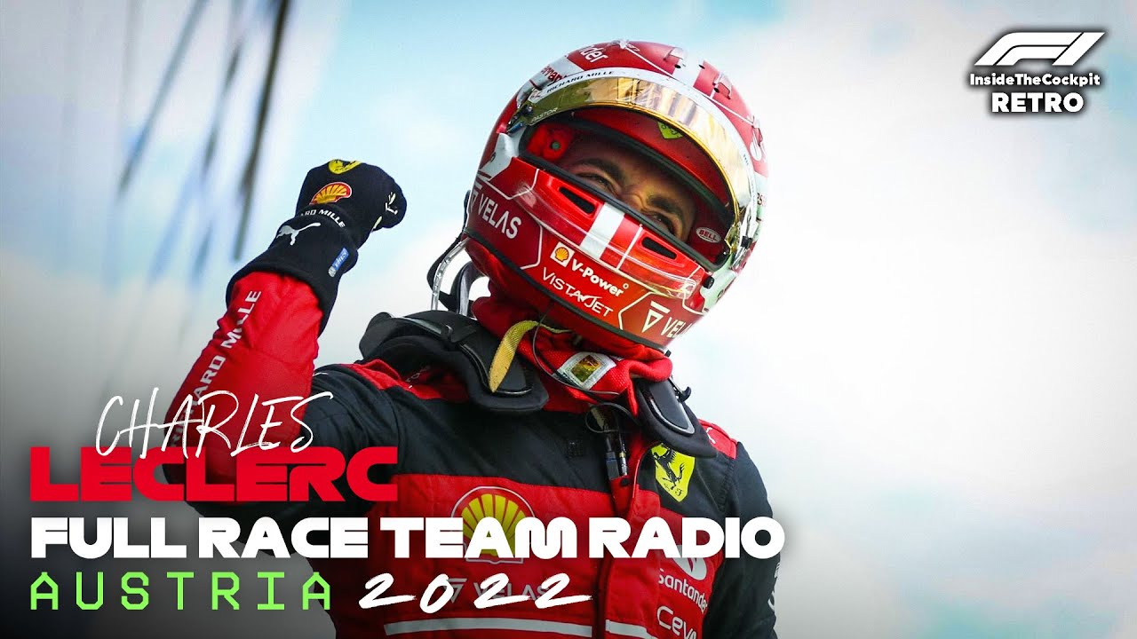 Charles Leclerc Full Race Team Radio | 2022 Austrian Grand Prix - YouTube