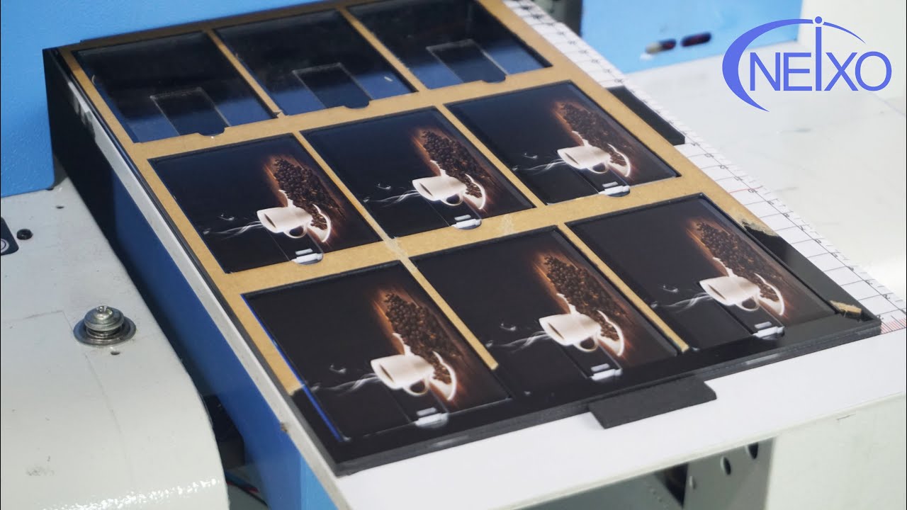 Widely used USB flash drive printer A4 UV printing machine - YouTube