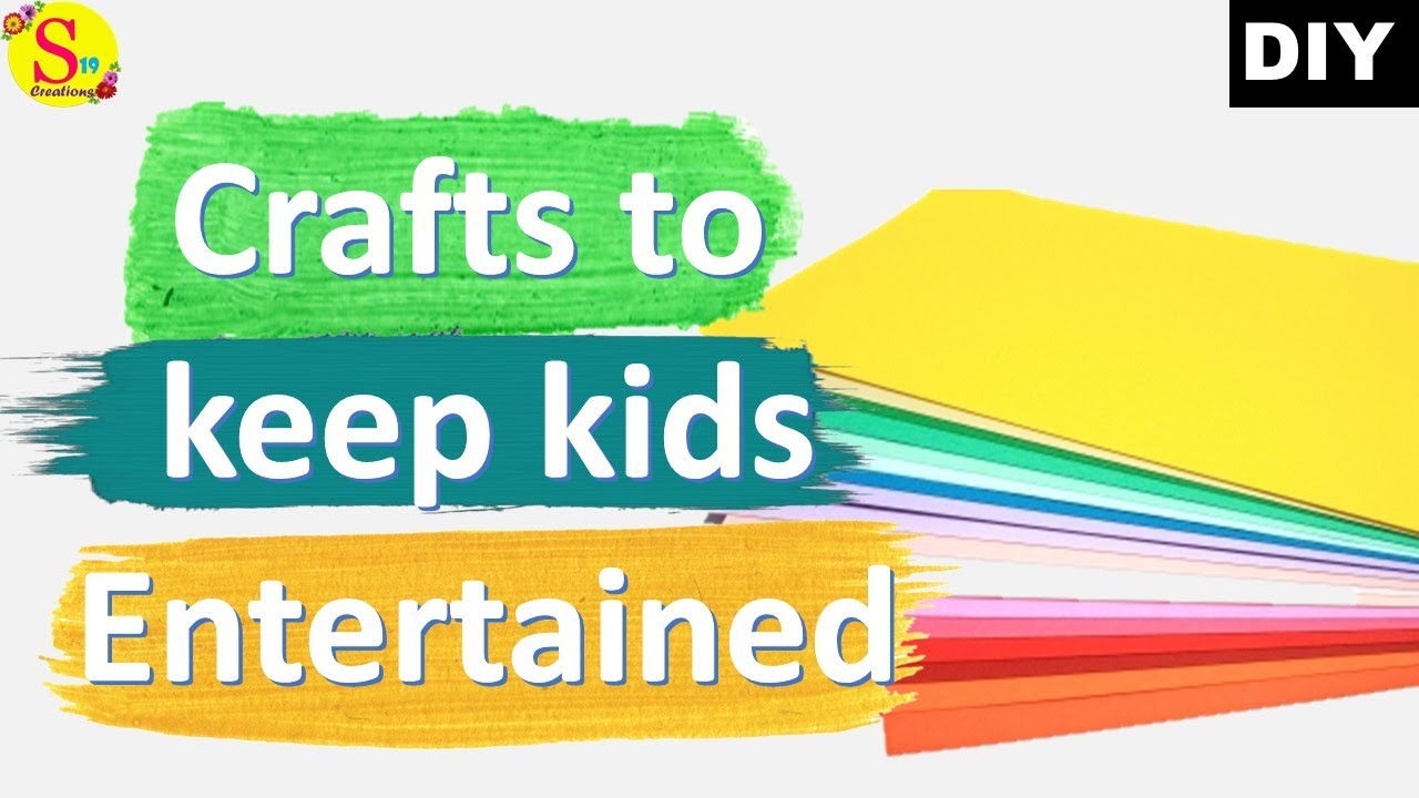 4 easy crafts to keep kids entertained at home during Corona virus lock ...