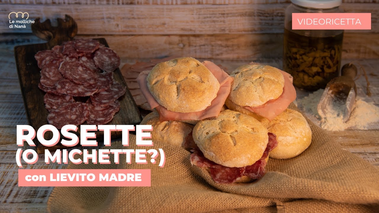 Rosette (o Michette ) con Lievito Madre | Ricetta Facile Fatta in Casa ...