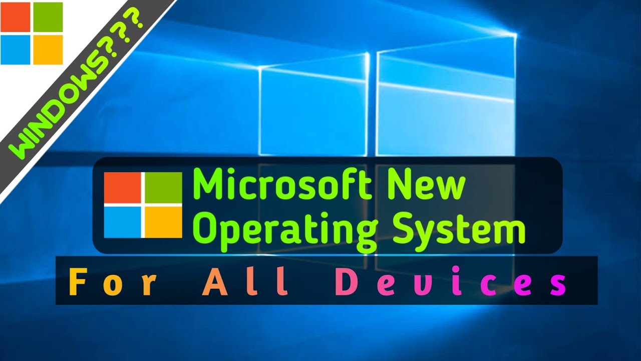 Microsoft New Operating System For All Devices/Windows 365 - YouTube