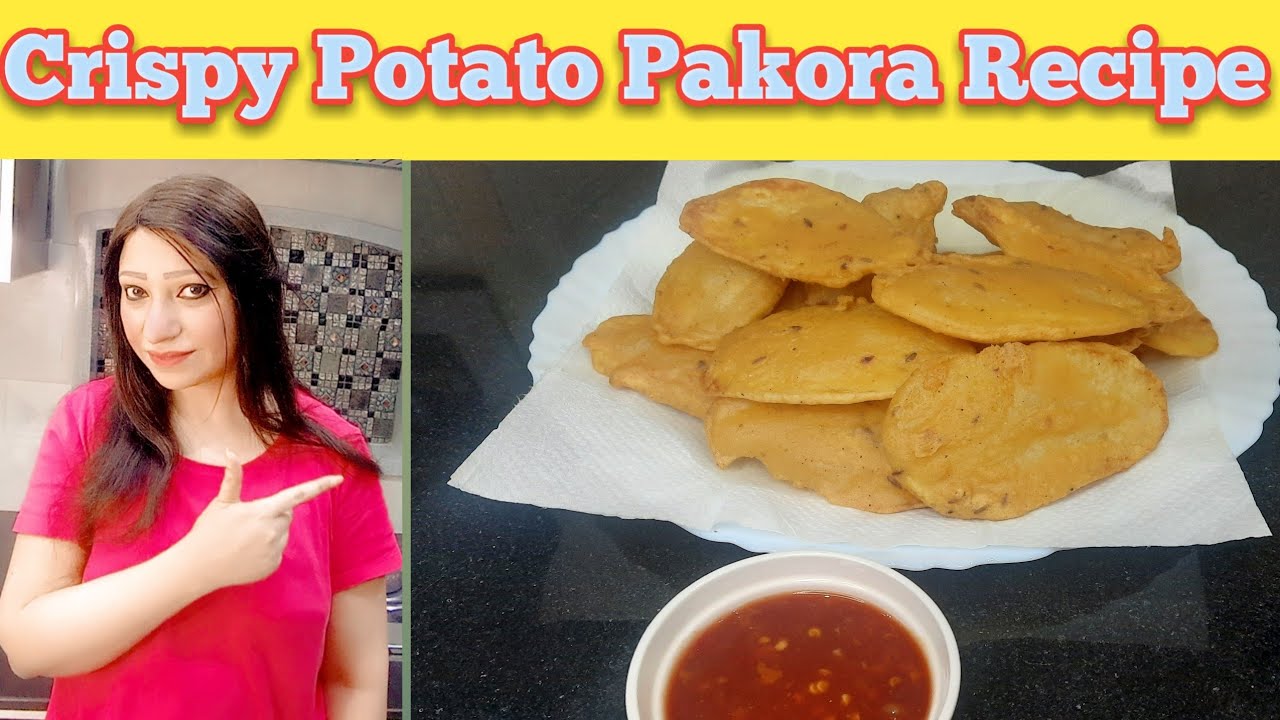 Crispy Potato Pakora Recipe || Potato Bites || Potato Snacks || Low ...