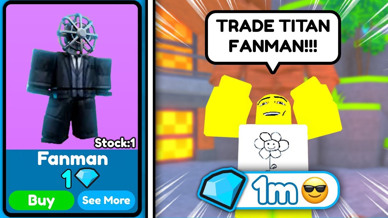 😱 I BOUGHT *NEW* FANMAN UNIT FOR 1 GEM 🤯 AND SOLD FOR 1M GEMS 💎 ...