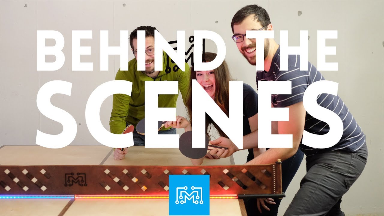 Ping Pong Table with Evan & Katelyn Behind the Scenes - YouTube