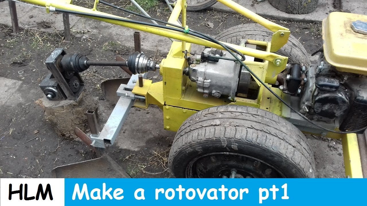 Making two wheel behind tractor part 8 - YouTube