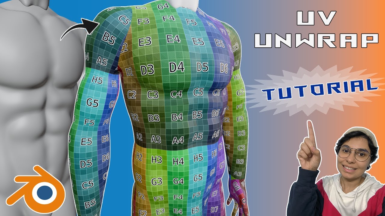 Blender - Karakter UV Unwrap - YouTube