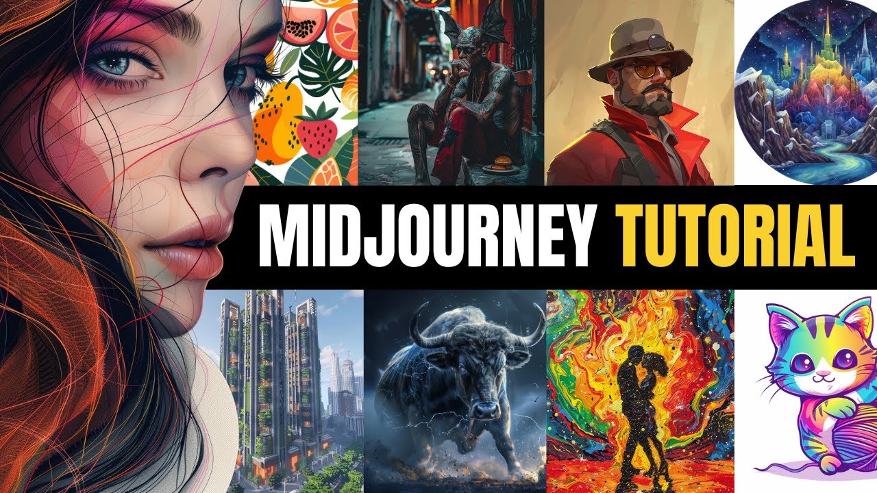 How to use Midjourney : Midjourney Tutorial - YouTube