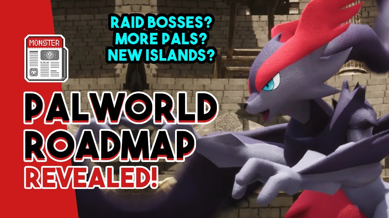 Palworld ROADMAP Just Dropped! | NEW Islands, Bosses, Raids, PVP, Bug ...