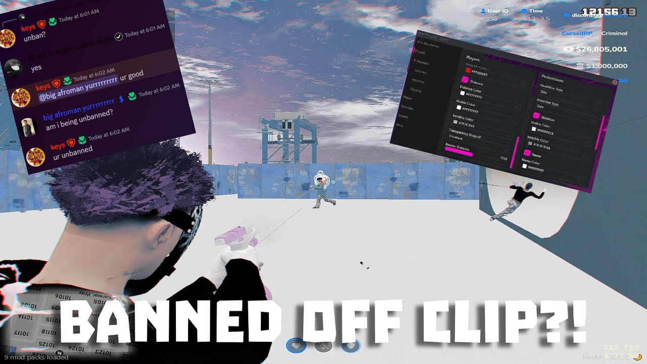 Banned Off Clip (FiveM Montage) - YouTube