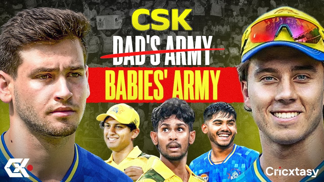 Why is CSK Building a Babies' Army Now? | IPL 2025 | Chennai Super ...