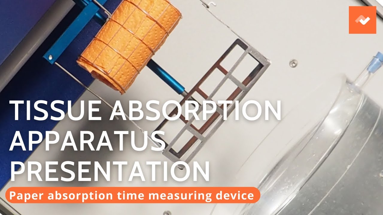 How to measure paper absorption with the TAA? | Noviprofibre - YouTube