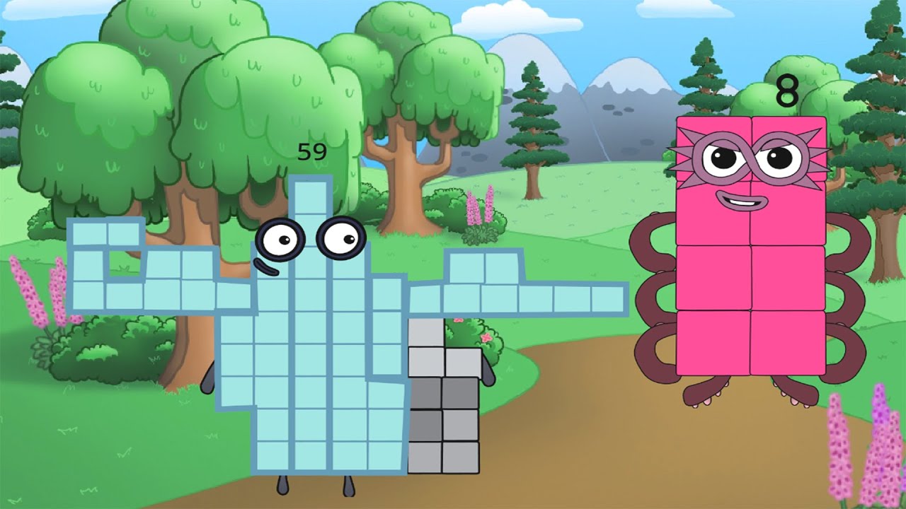 Numberblocks full season Ninety Nine's talent - YouTube