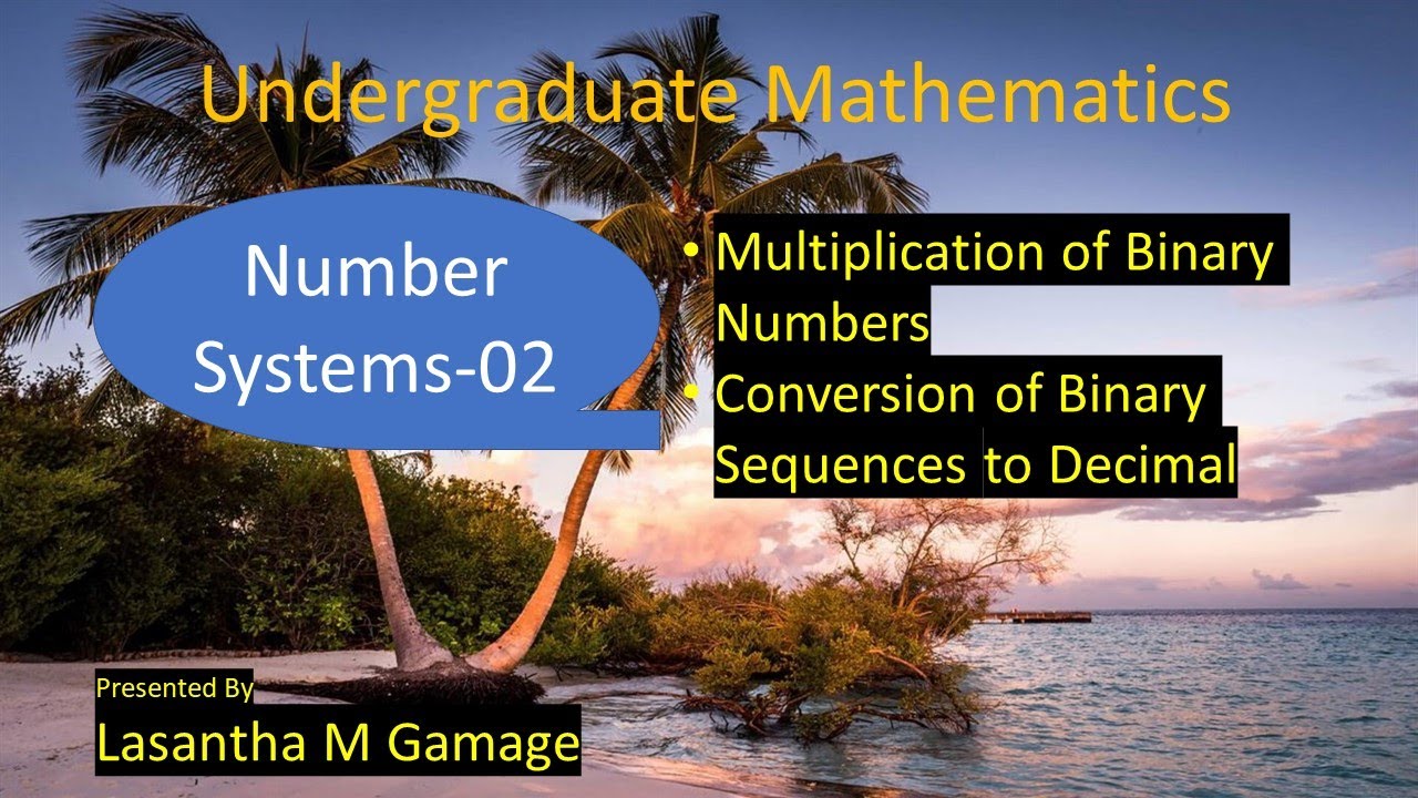 Undergraduate Mathematics (Number system 2) - YouTube