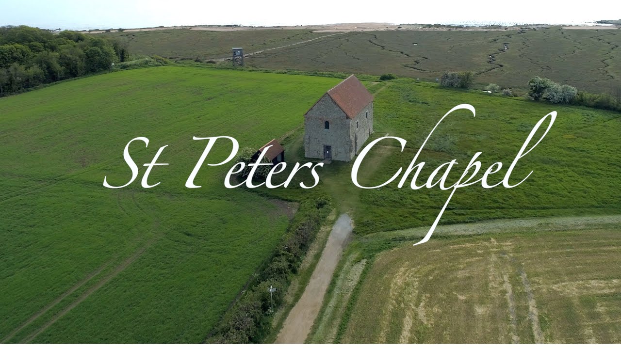 St Peters Chapel - Bradwell On Sea 4k Drone Footage. - YouTube
