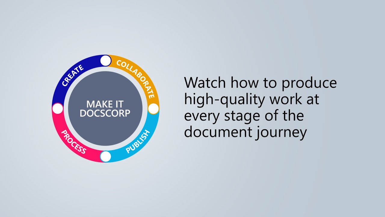 Produce high-quality work at every stage of the document journey ...
