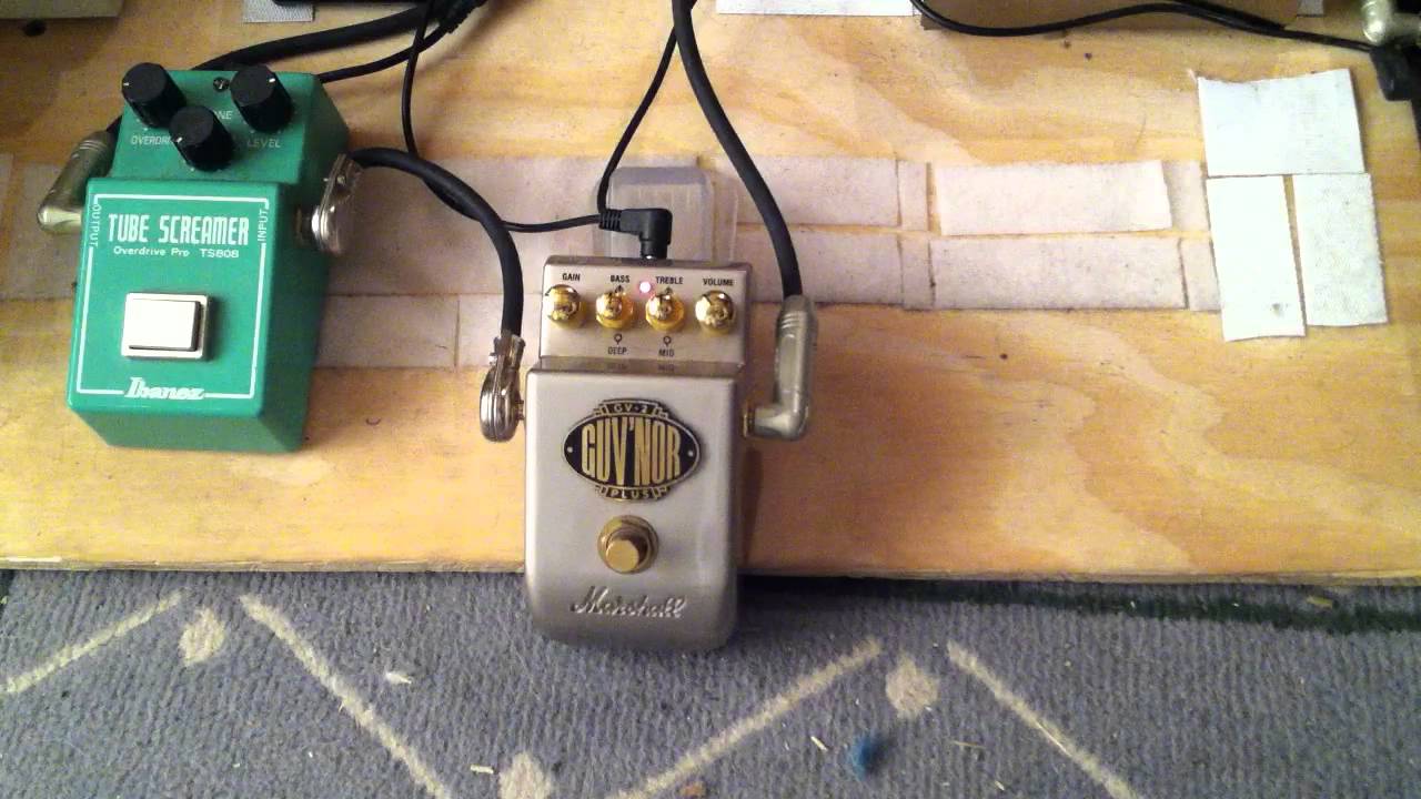 Marshall Guv'nor Plus (GV-2).MOV - YouTube