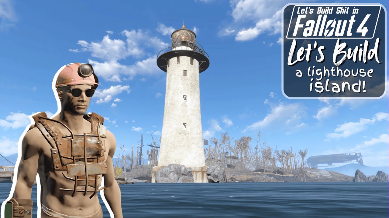 Fallout 4: Let's build a MINI island and Lighthouse (Spectacle Island ...