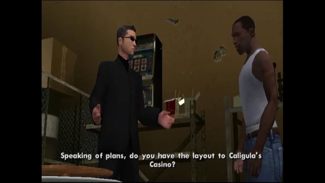 GTA San Andreas PS2 1992 2004 Young Maylay CJ Carl Johnson Walkthrough ...