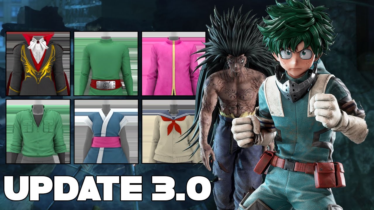Jump Force Patch 3.0 | Leaked Costumes | DLC S3 Update - YouTube