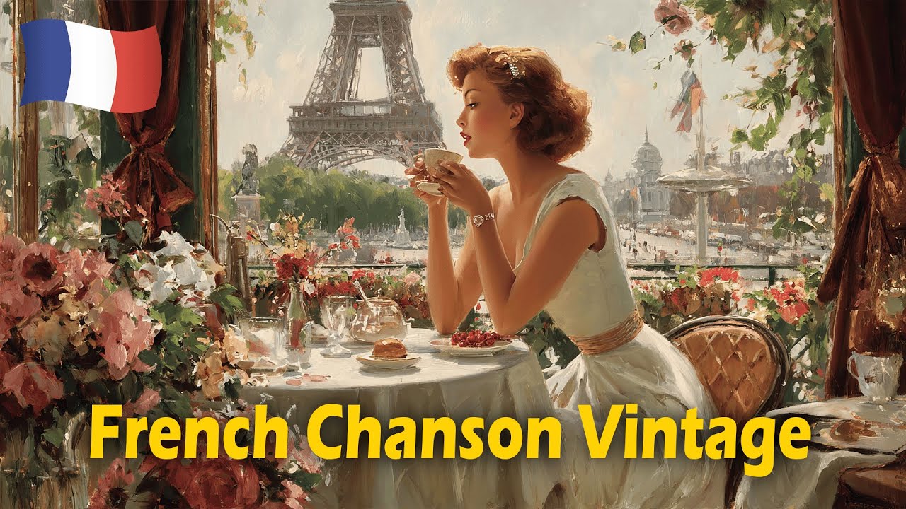 French Chanson Pop Songs | Elegant Parisian Café Sounds at France ...