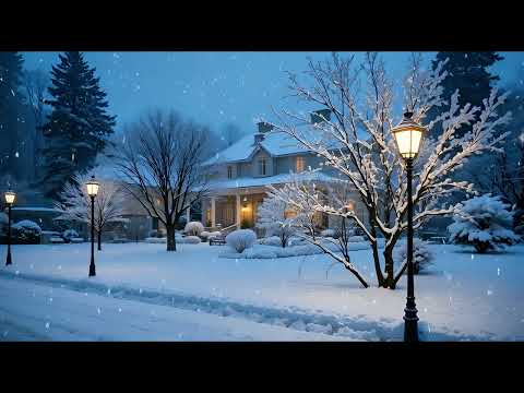 SADECE RAHATLAMAK İSTEYENLER BUNU İZLEMELİ ❄️ | 4K KARLI GECE#ambience #viralvideo #sleep #relax