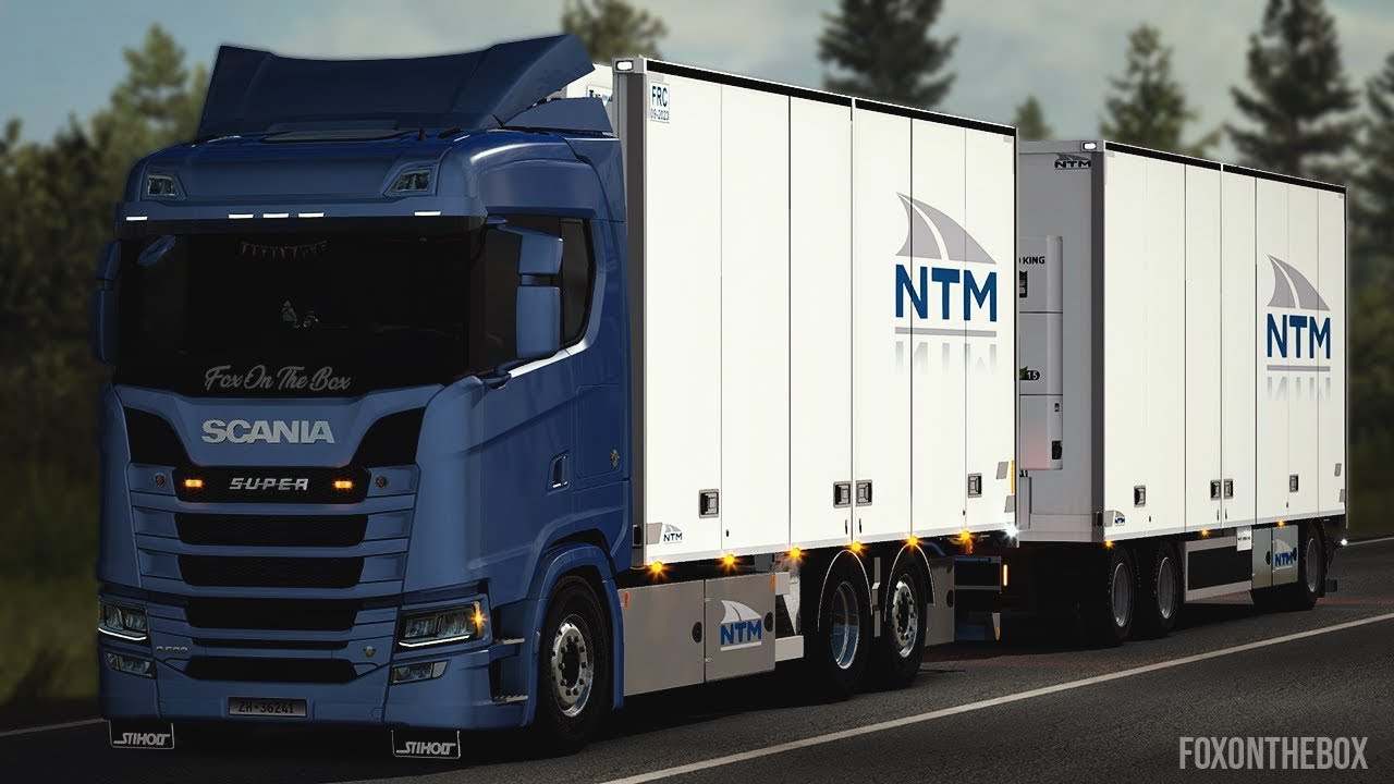 Tandem addon for Next Gen Scania | Euro Truck Simulator 2 Mod - YouTube