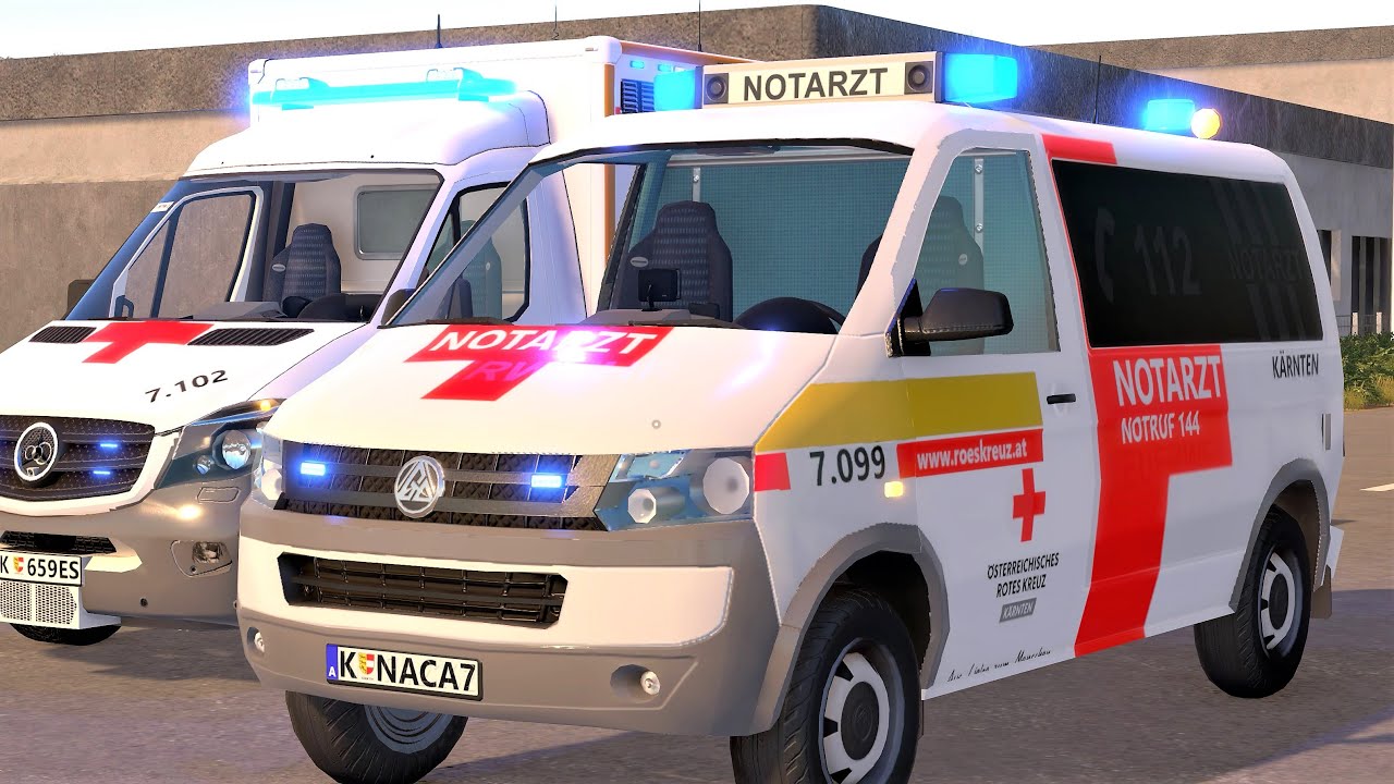 Emergency Call 112 - Austrian Ambulance Responding! 4K - YouTube