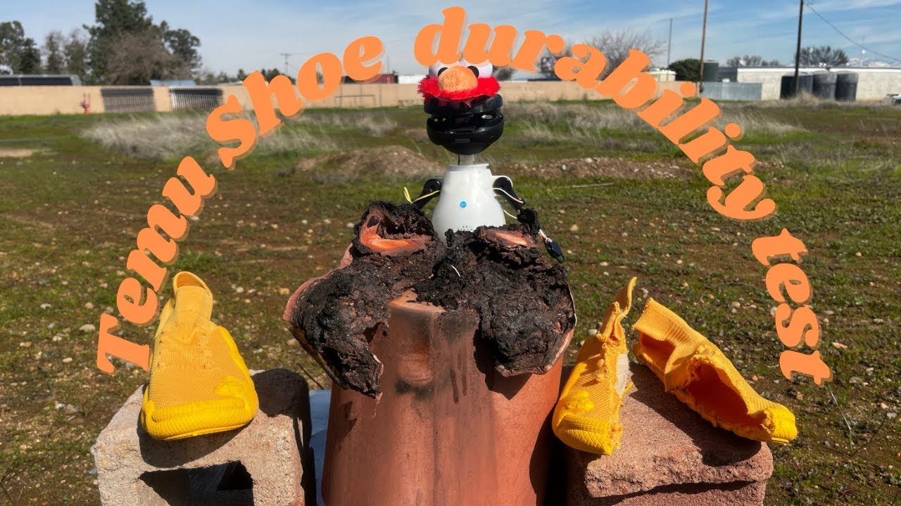 Temu Shoes durability test - YouTube