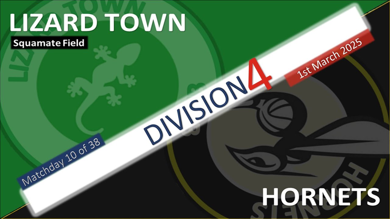 2025 - Division Four, matchday 10 - Lizard Town v Hornets - YouTube
