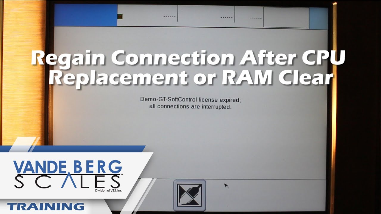 Bizerba GLM-e WPL Training: How to Regain Connection After CPU ...