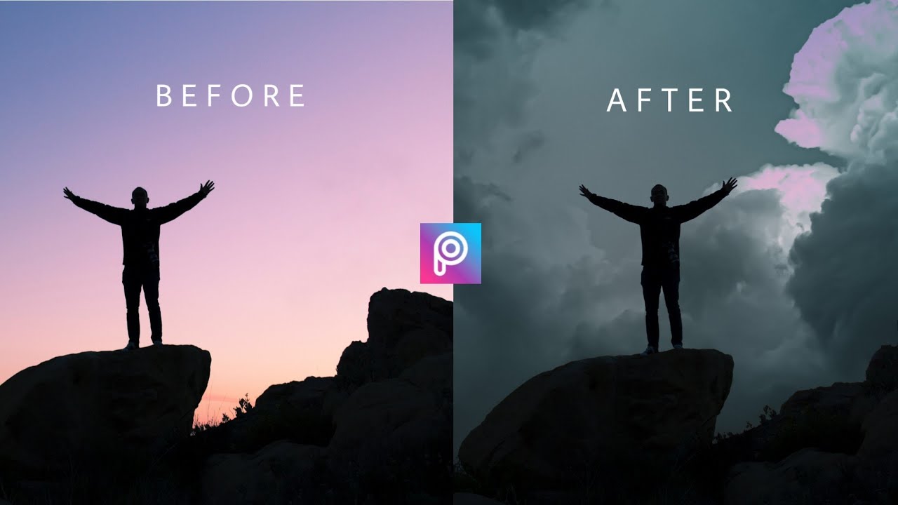 #5 Sky replacement edit || pics art || android editing - YouTube