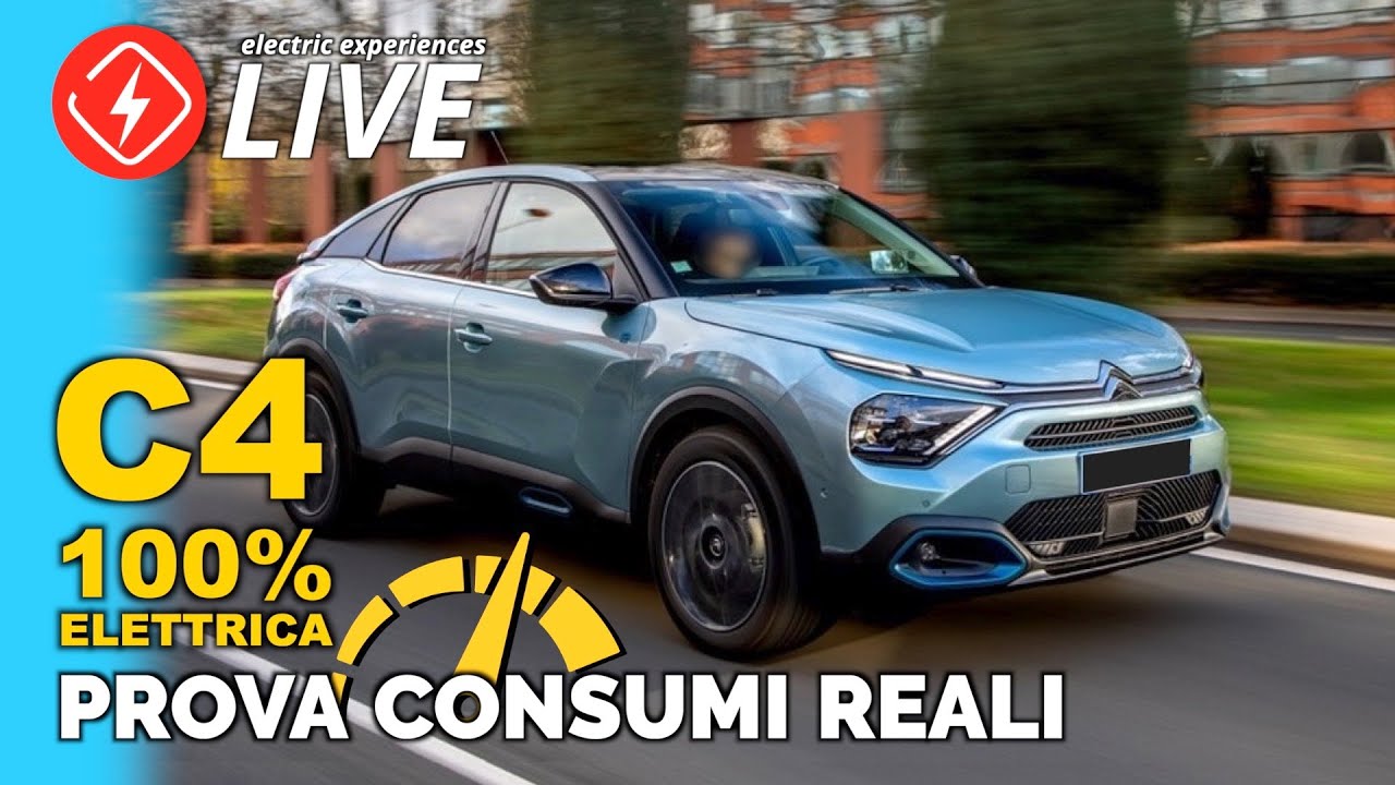 KiloWATTata LIVE 🔴 Citroen C4 100% Elettrica - Ma quanto consuma ...