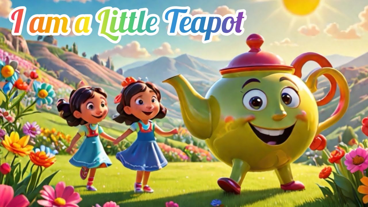 I Am A Little Teapot song | Action Songs for Kids | Nursery Rhymes for ...