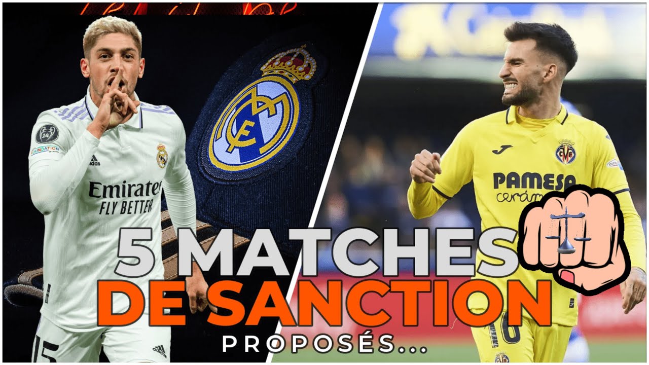5 MATCHES DE SANCTION POUR F. VALVERDE | REAL MADRID - YouTube