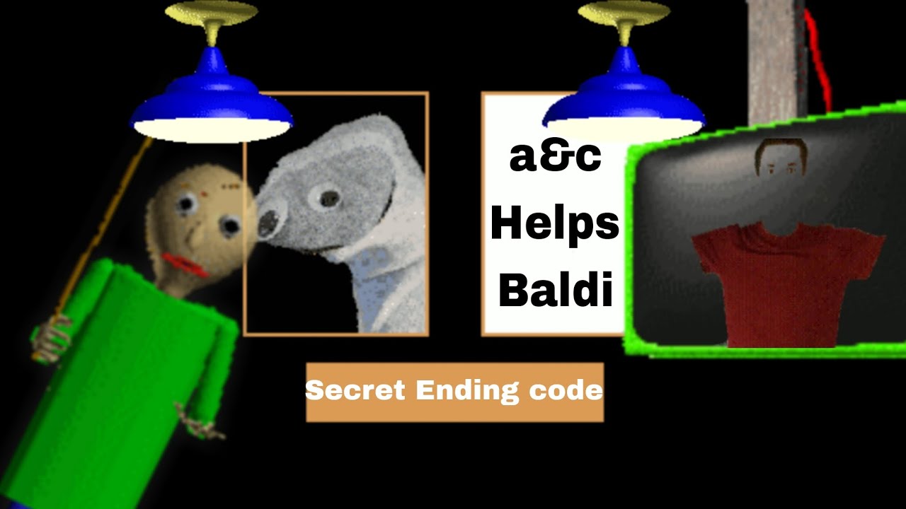 a&c helps baldi secret ending code - baldi's Basics mod android - YouTube