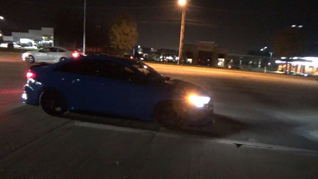 Cars Send It Leaving Strongsville 7-Eleven Car Meet - YouTube
