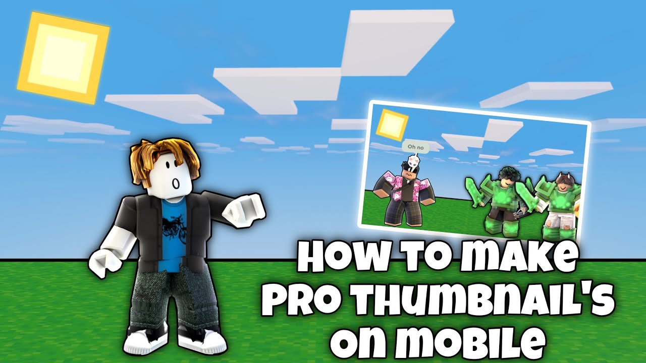 How to make pro thumbnail on mobile or iPad - YouTube