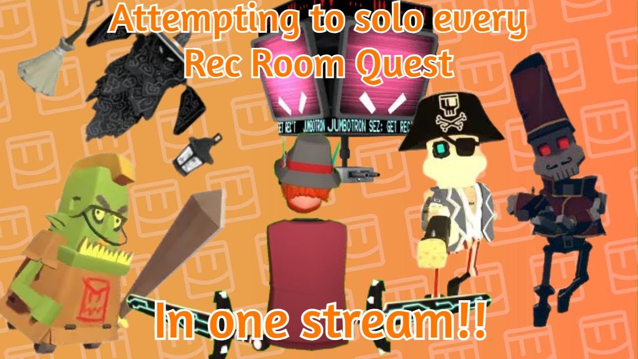 SOLOING EVERY REC ROOM QUEST IN ONE STREAM - YouTube