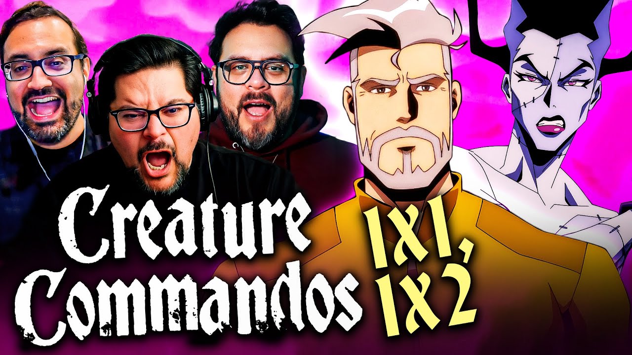 CREATURE COMMANDOS EPISODE 1 & 2 REACTION! 1x1, 1x2 Breakdown & Review ...