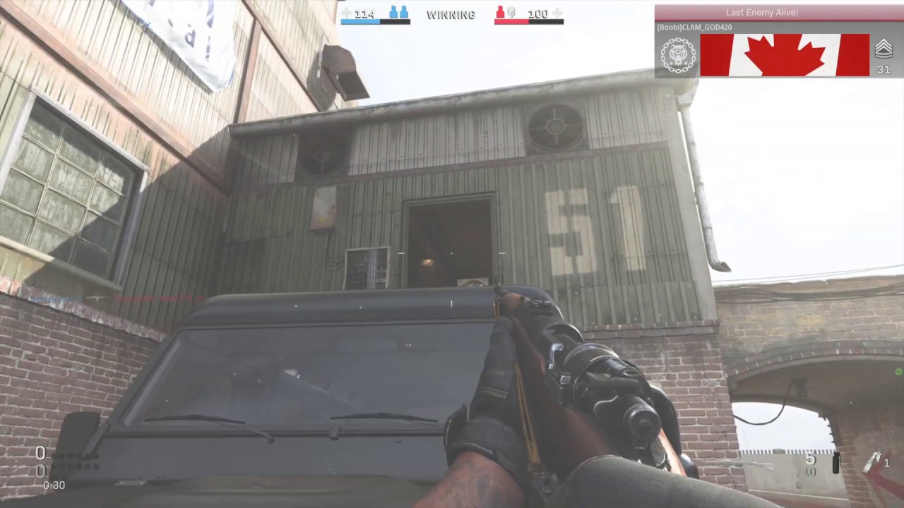 Call of Duty®: Modern Warfare® - Kar98k mantle hip fire kill - YouTube