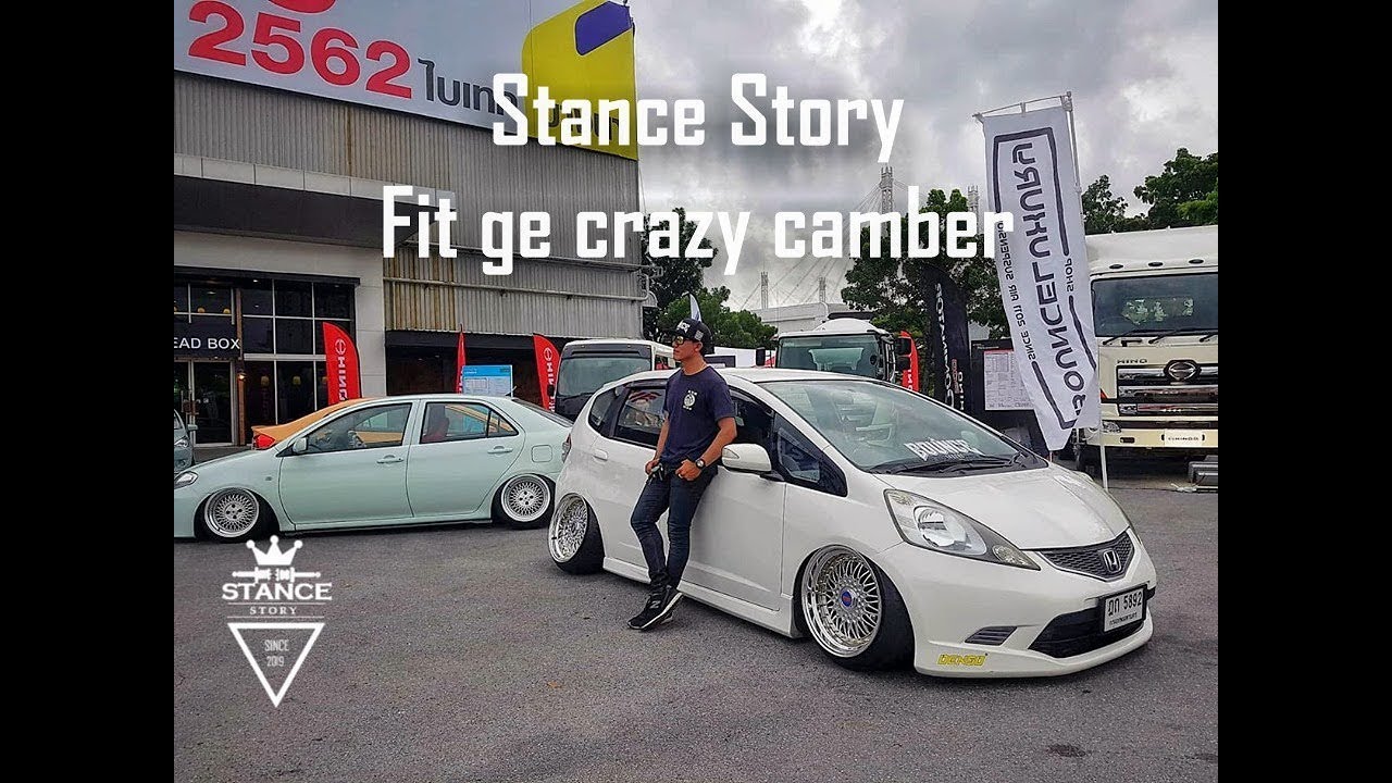 Stance Story : Jazz Fit GE Bagged stance - YouTube