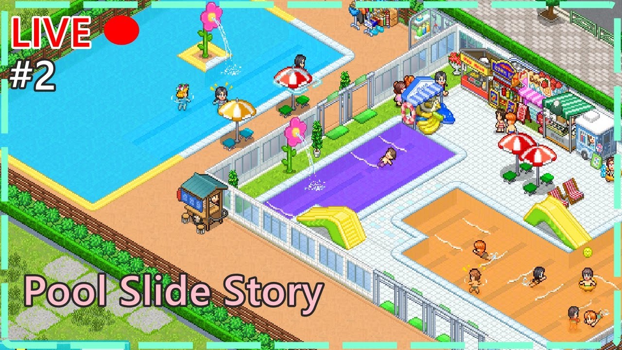 🔴 LIVE - Pool Slide Story | สวนน้ำเข้าสู่ปีที่ 4 แล้วนะ #3 - YouTube