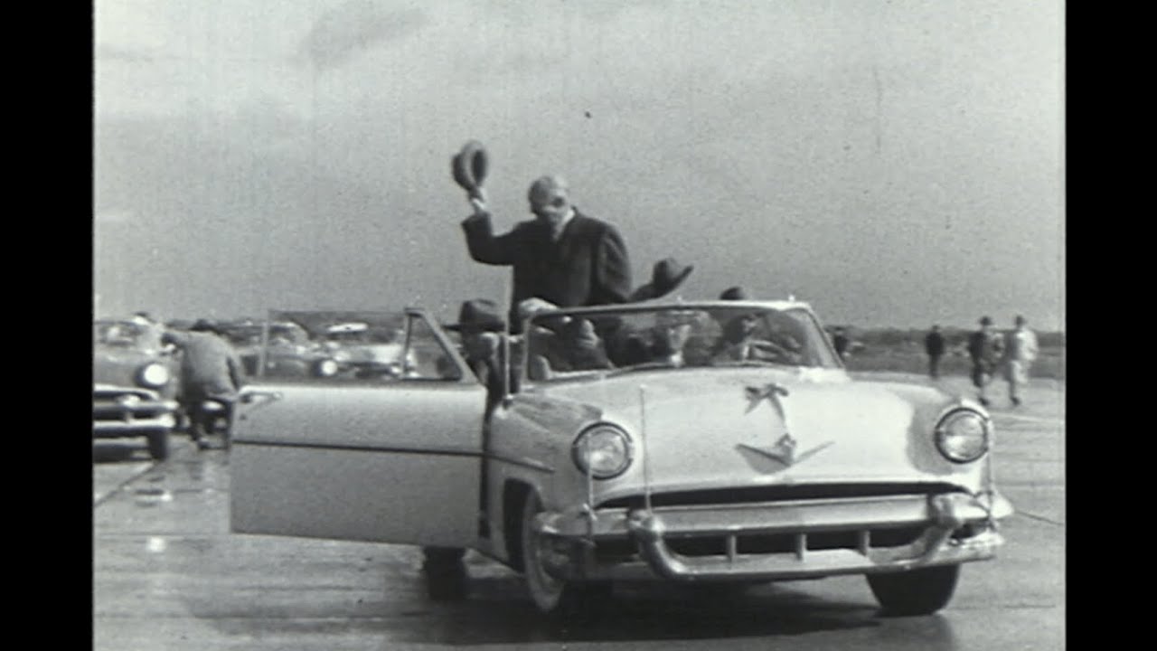 1954 IKE rallies the Motor City! President Eisenhower in Detroit - YouTube